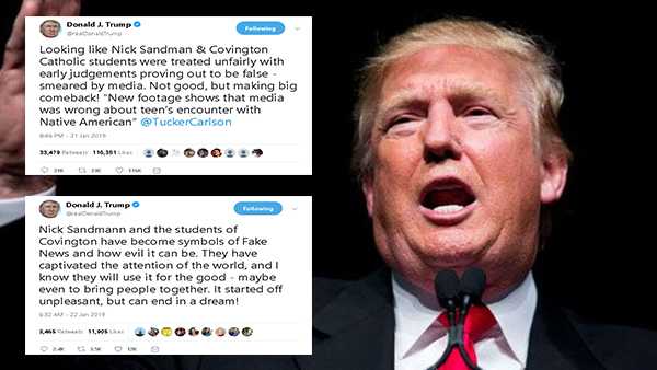 President Trump Weighs In On Controversy Involving Covington Catholic