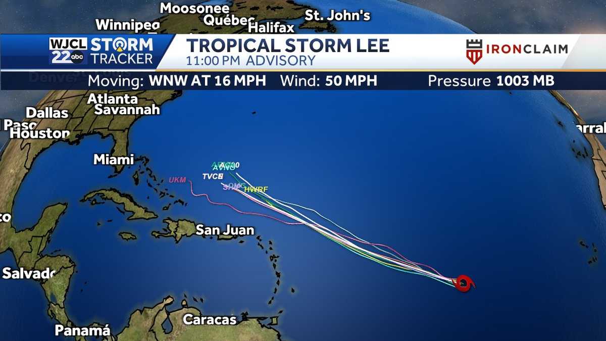 Savannah: Tracking Lee, where the storm moves next