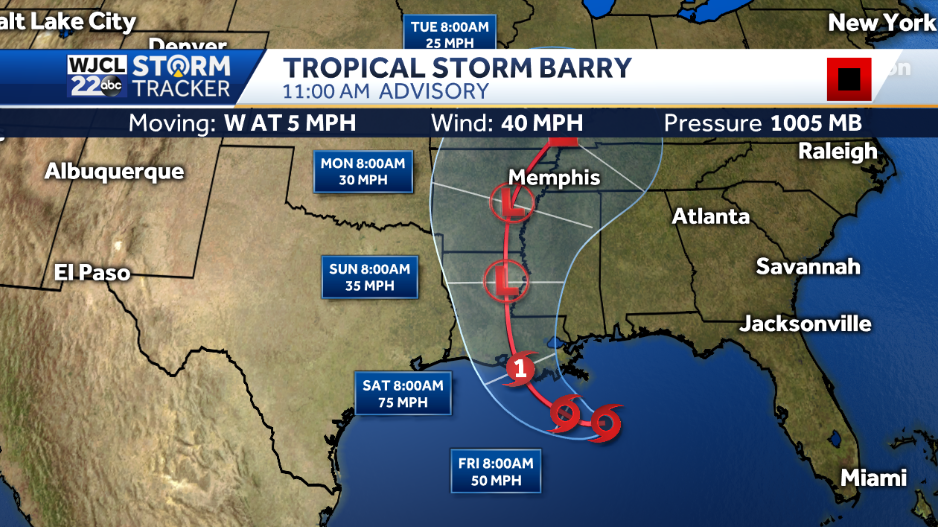 Tropical Storm Barry forms in the Gulf of Mexico Tropical Storm Barry forms in the Gulf of Mexico