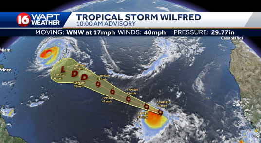 Tropical Storm Wilfred forms in mid-Atlantic, Alpha to form later ...