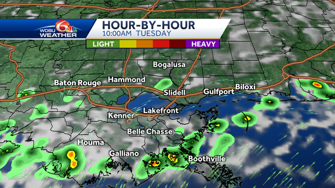 New Orleans 4th of July forecast fireworks weather storms