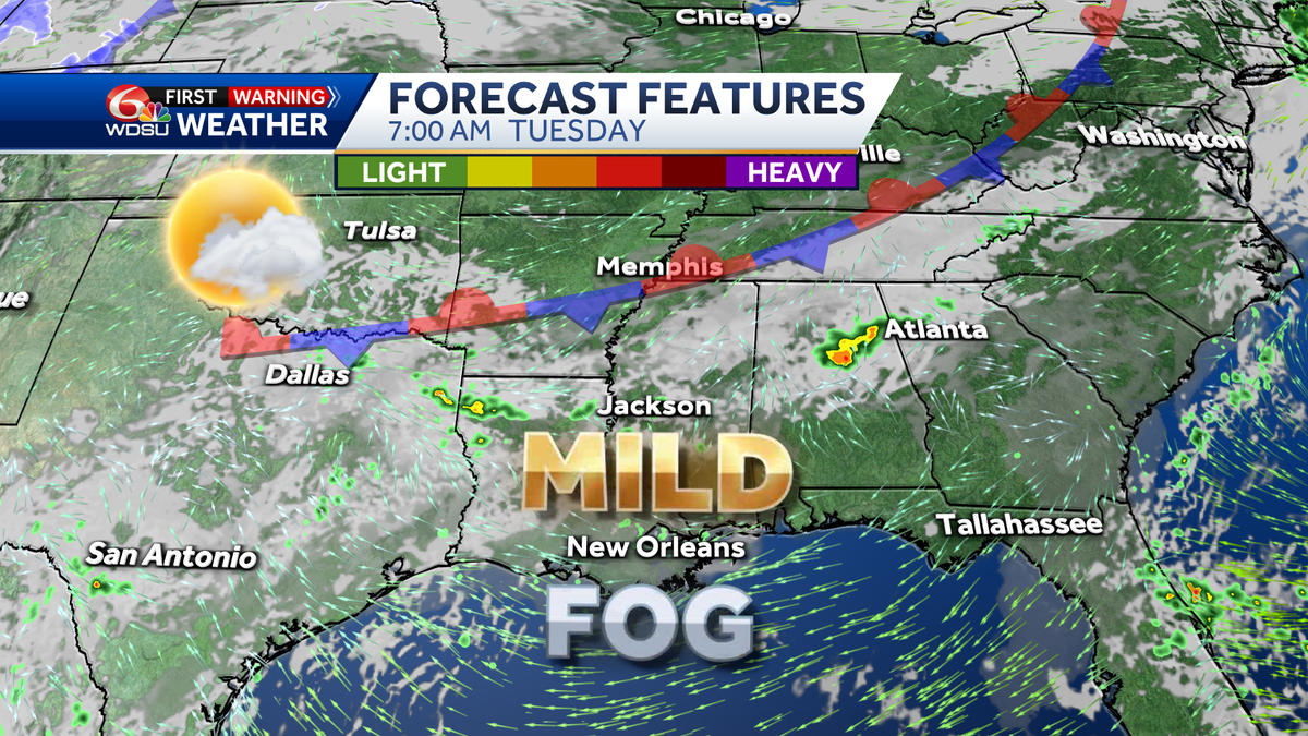 New Orleans fog forecast how bad will the fog get where foggiest
