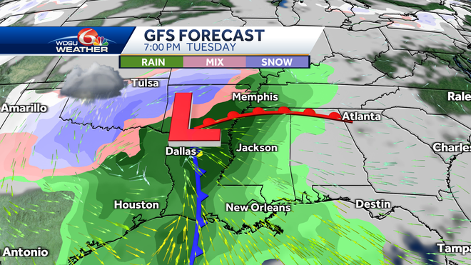 New Orleans rain today weekend forecast