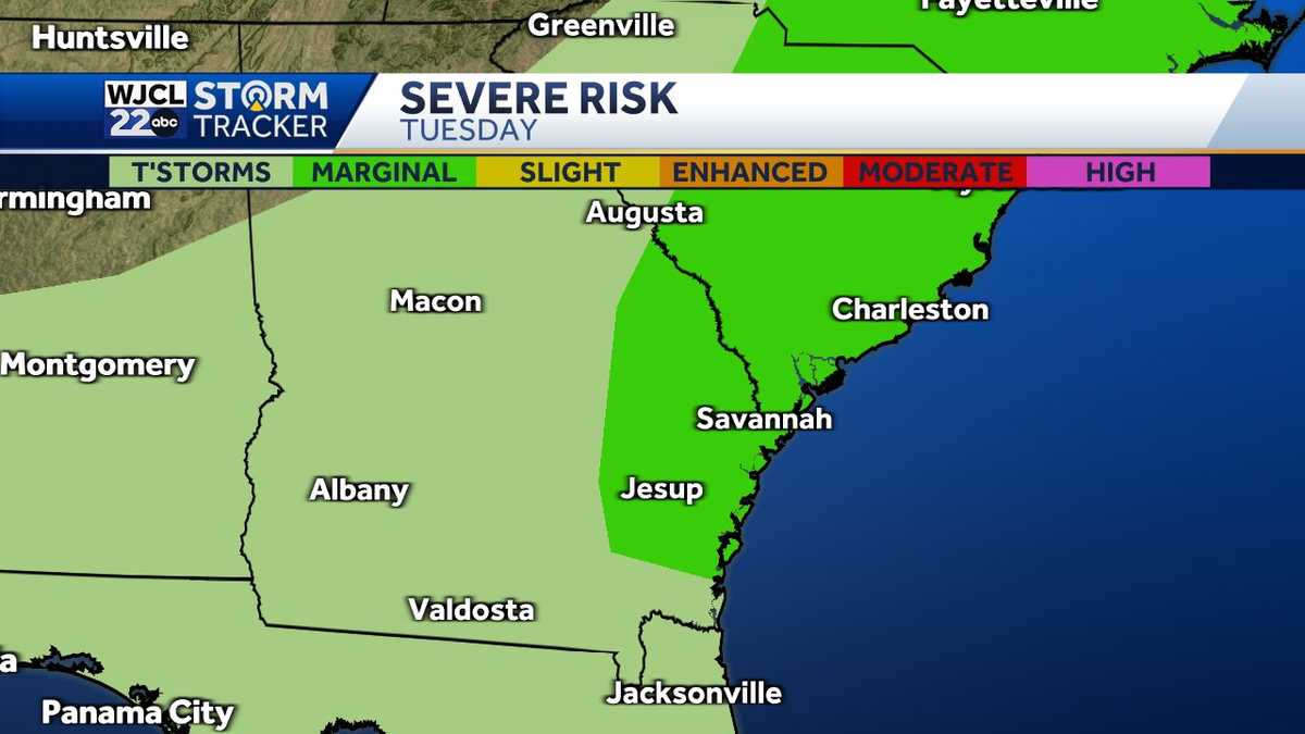 Savannah: Tracking thunderstorm potential