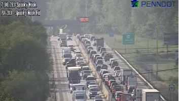 Traffic getting back to normal on Route 283 in Lancaster County, Pa.