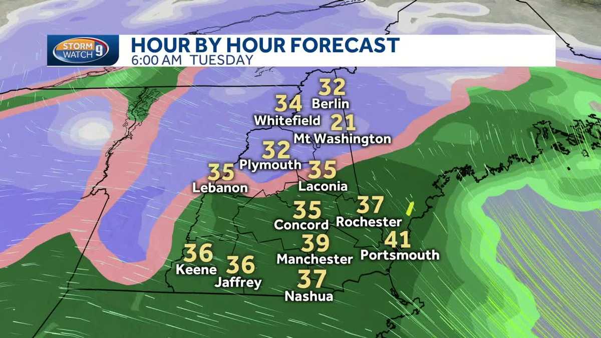 Rain, snow, mix for Tuesday; more snow likely Friday