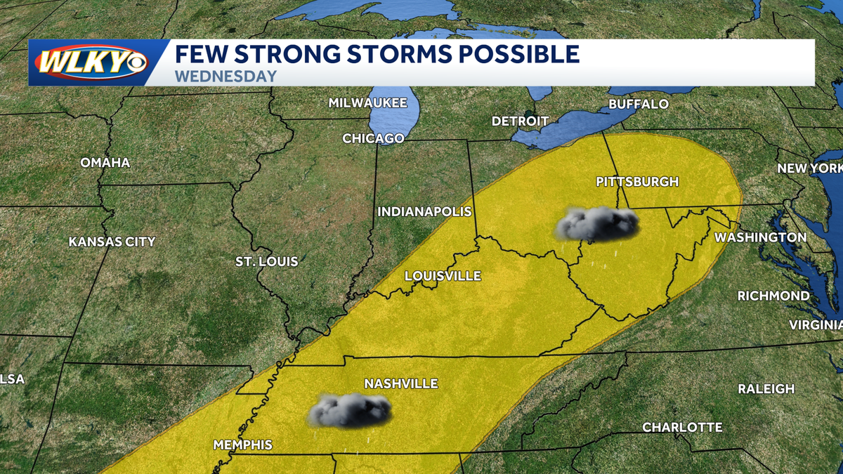 Next strong storm threat: Tracking chance for storms overnight and ...