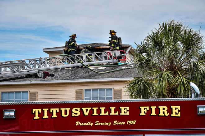 Damage reported in Titusville, Port Orange after strong storms