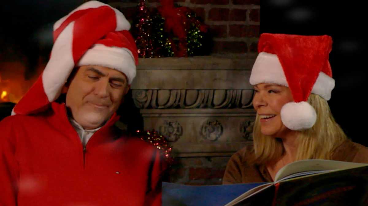 Julie Cornell, Rob McCartney read 'The Night Before Christmas'