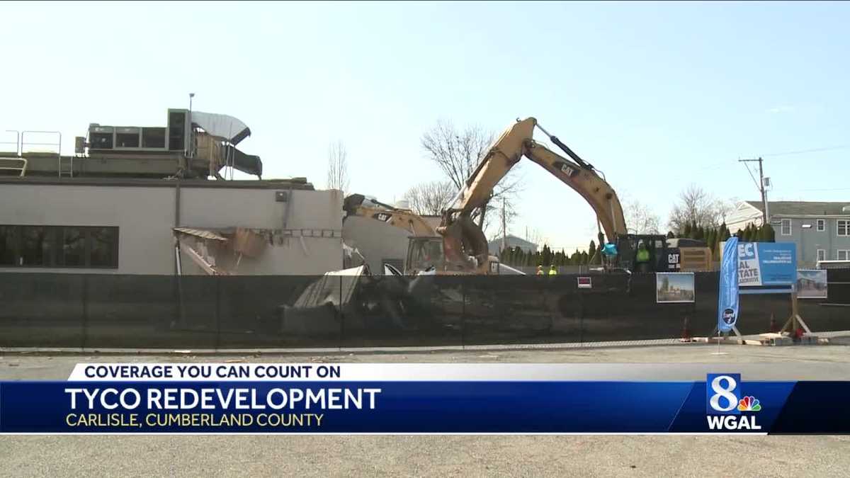 Demolition gets underway at old Tyco building in Carlisle
