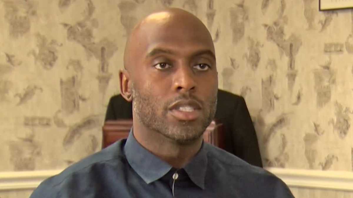 Former Cape Coral High football coach Tyler Murphy speaks after resignation