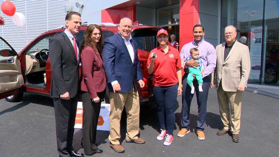 Combat-wounded veteran from Maryland gifted with new car