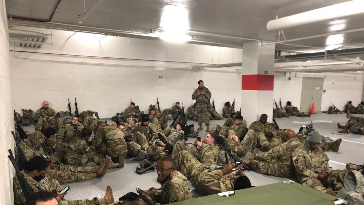 National Guard troops in DC forced to sleep in garages, sparking outcry