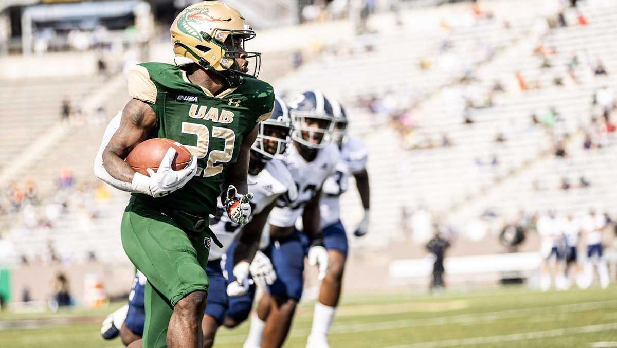 DeWayne McBride runs wild in UAB's win over Georgia Southern