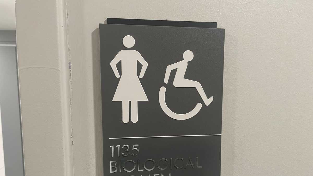 UC says it will be replacing 'biological' bathroom signage after viral post