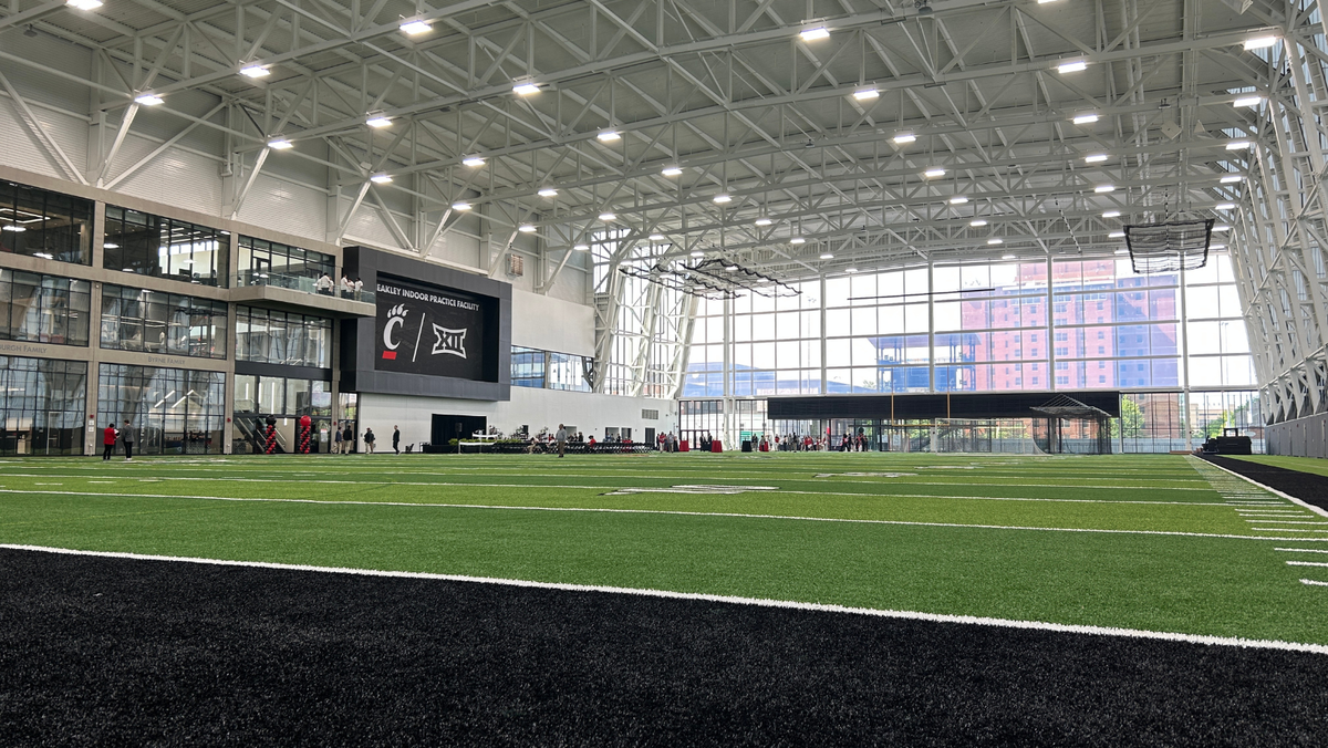 University of Cincinnati holds ribbon-cutting for indoor athletic facilities