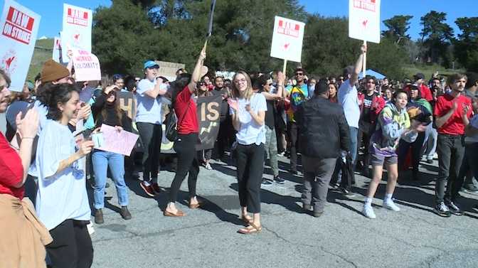 UCSC wildcat strike for cost of living adjustment for graduate students