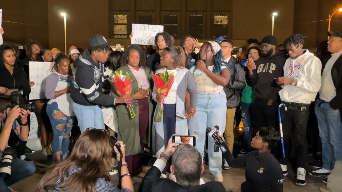 University of Kentucky students march against racism after viral incident