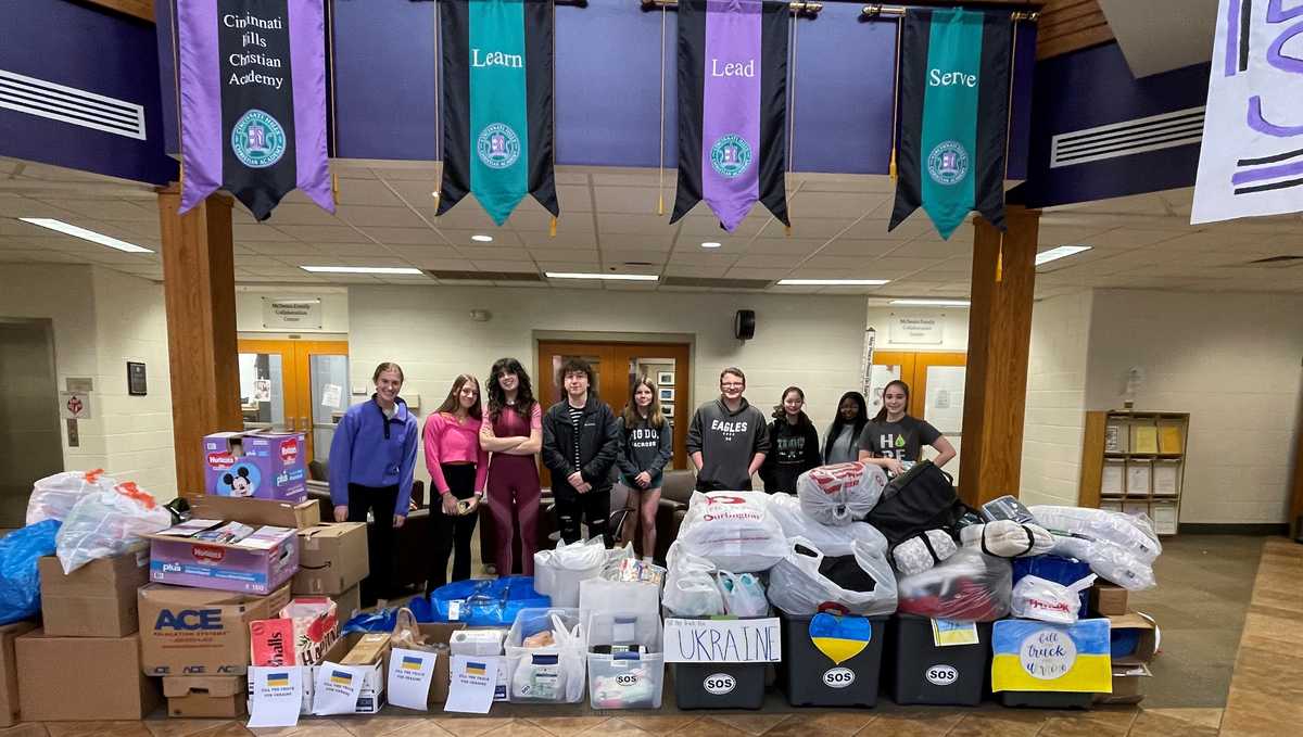 CHCA teachers, students confront war in Ukraine with donations