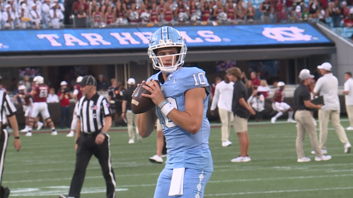Drake Maye throws 2 TDs, No. 21 North Carolina has 9 sacks in 31-17 win ...