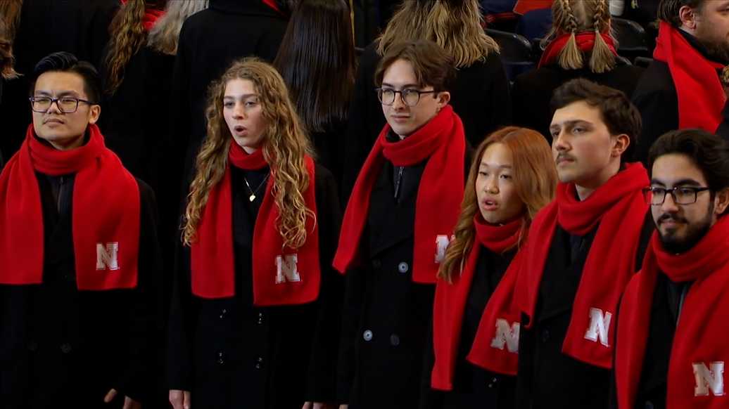 University of Nebraska singers perform at Donald Trump inauguration