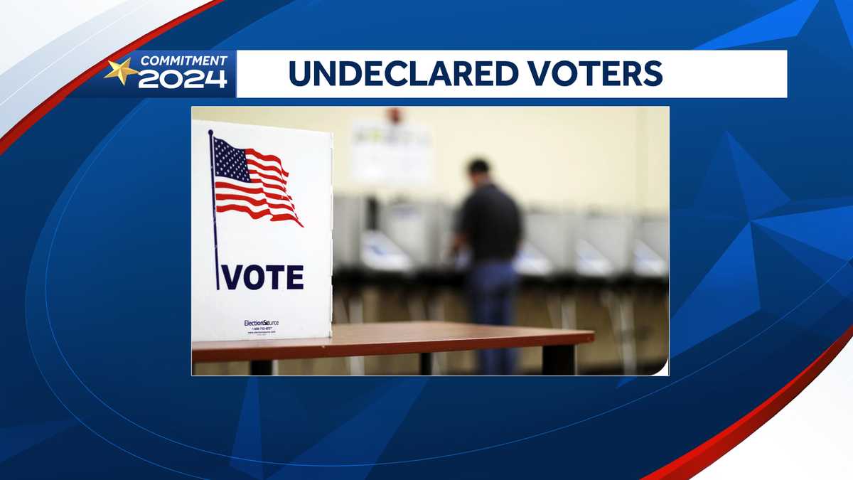 New Hampshire undeclared voters outnumber voters from parties