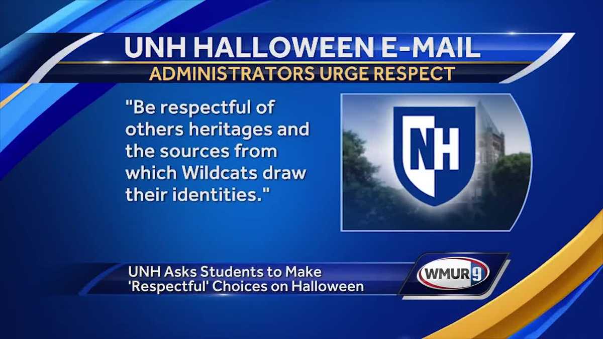 UNH asks students to make 'respectful' choices on Halloween