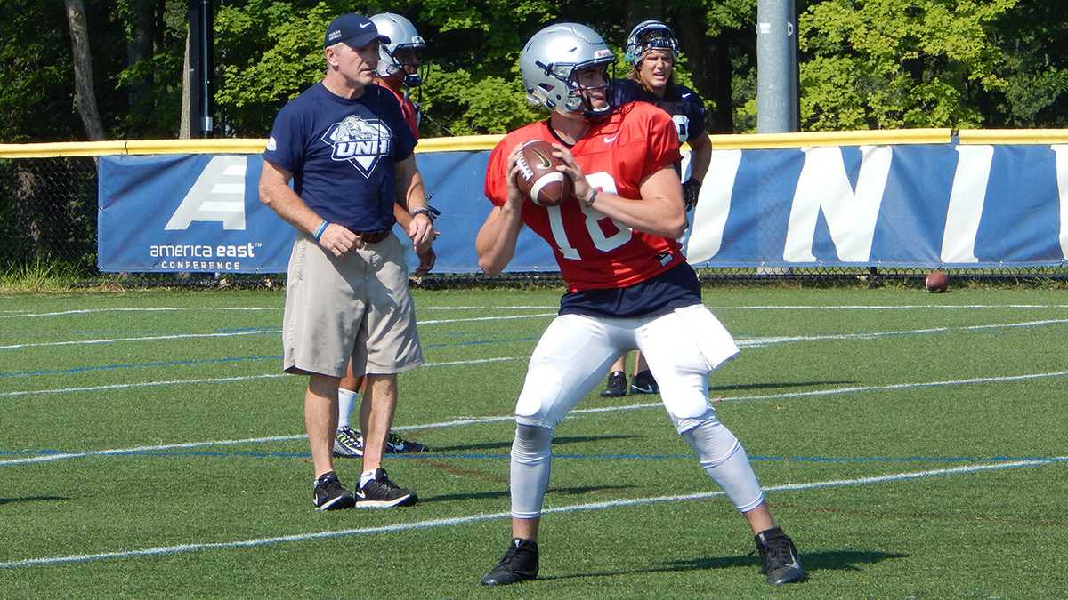 UNH Quarterbacks are progressing through camp
