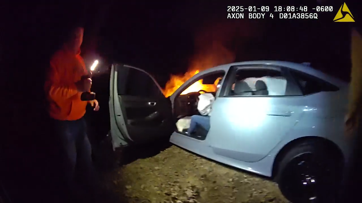 Rescue caught on camera following Union Grove crash, vehicle fire