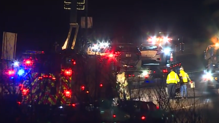 Lanes closing reports accident injuries State Route 32