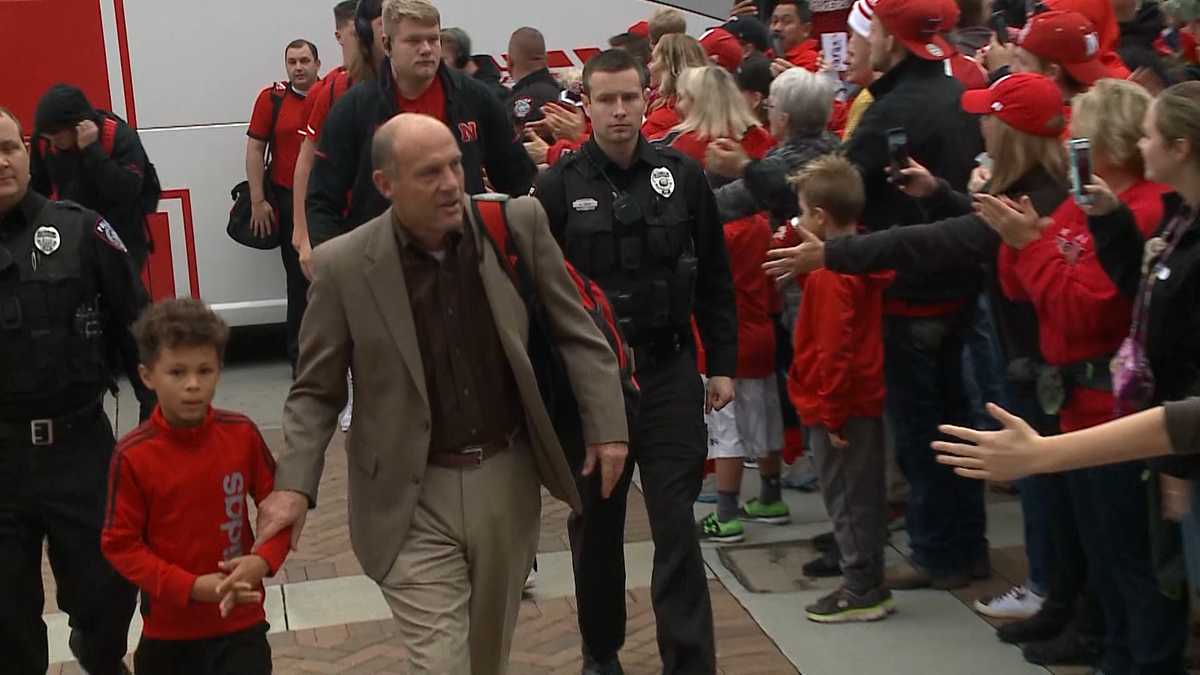 Unity walk prior to Nebraska-Ohio State game