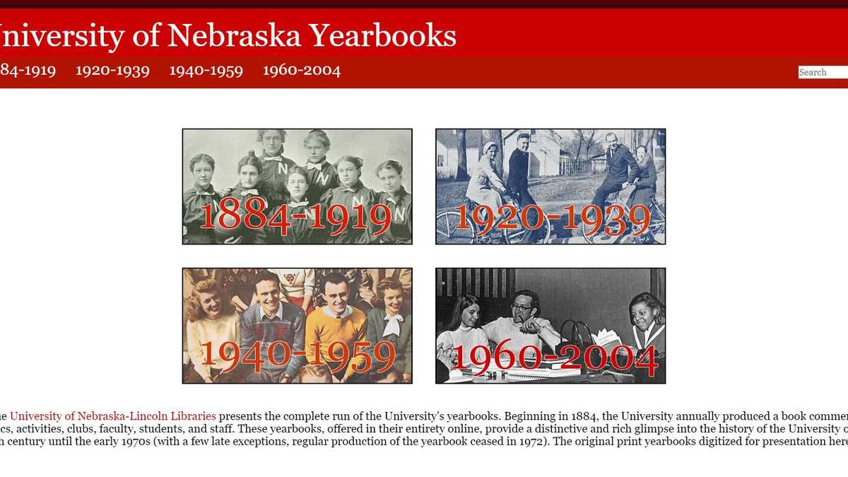 UNL shows off years of yearbooks