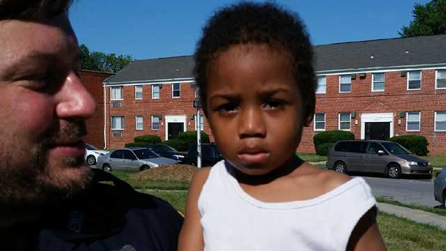 Baltimore police find unattended child; family sought