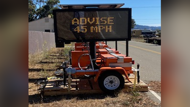 Caltrans testing variable speed advisory signs on Highway 99