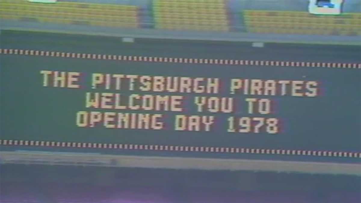 From the archives: WTAE at Pirates Opening Day in 1978