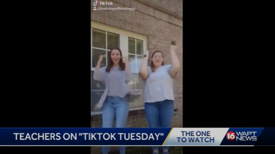 Two teachers motivate students using TikTok videos