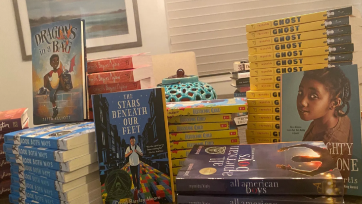 Hollister Prep School is gifted 1,500 books for students