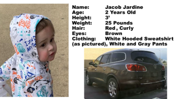 AMBER alert deactivated after the 2-year-old was found: CHP
