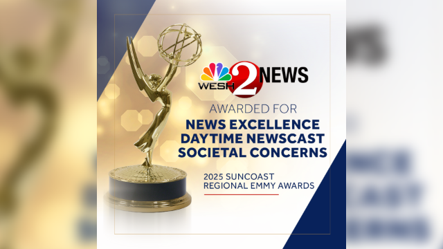 WESH 2 wins three Suncoast Regional Emmy Awards