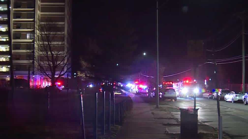 Police investigating a shooting and structure fire in North Fairmount