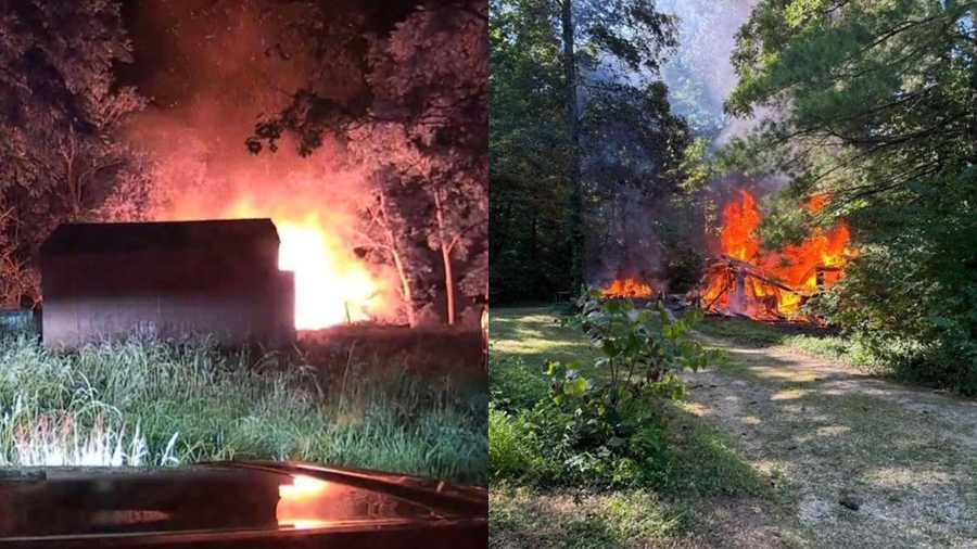 Nelson County fire crew battle 2 blazes; pets killed in one of them