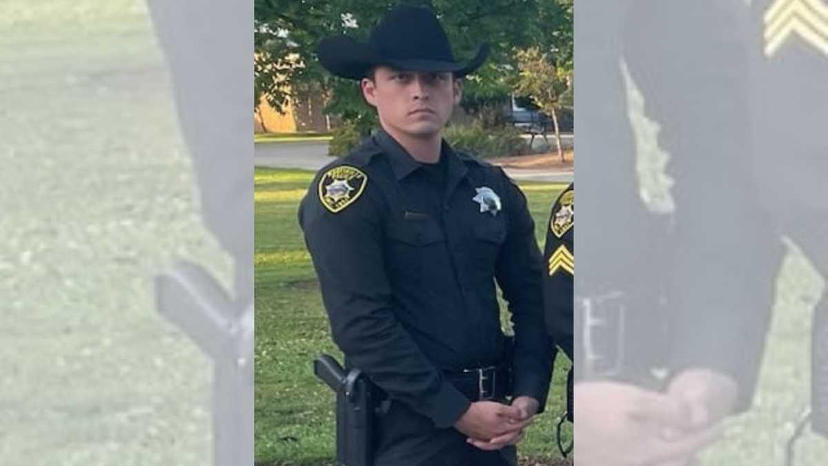 Slain California police officer is honored with a procession