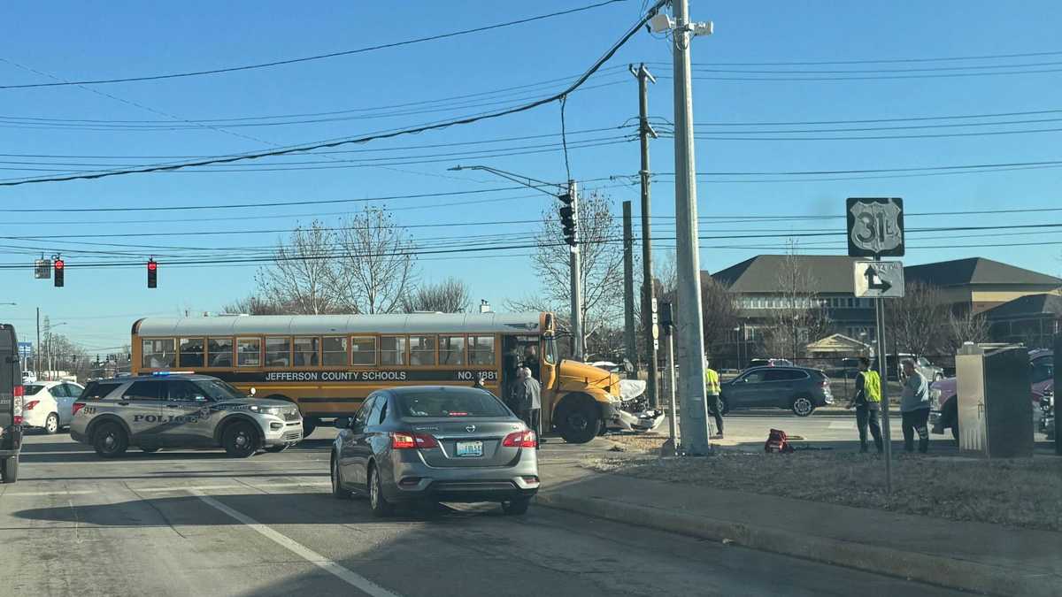 NuLu area crash involving JCPS school bus; 10 students taken to hospital