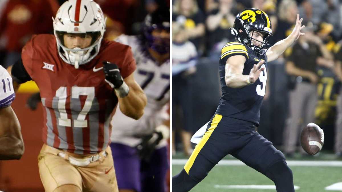 Iowa, Iowa State football players win weekly conference awards