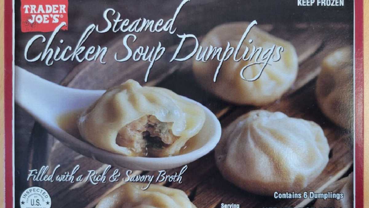 Trader Joe's recalling chicken soup dumplings, may contain hard plastic Trader Joe's recalling chicken soup dumplings, may contain hard plastic