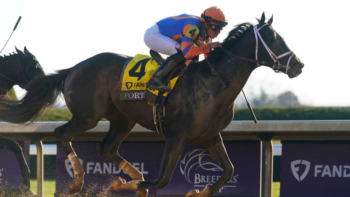 Derby morning line favorite Forte arrives at Churchill Downs