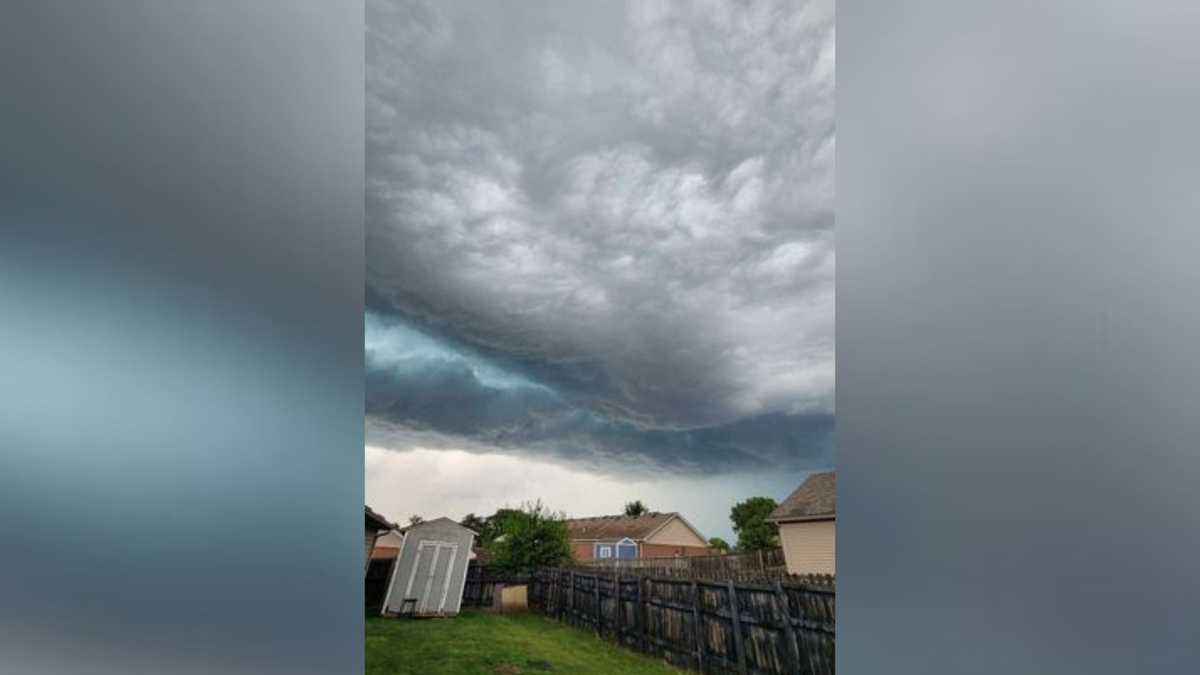 PHOTOS: Large hail, wild clouds and damage from Sunday's severe storms