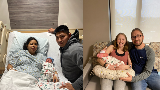 UPMC's and Allegheny Health Network's 2024 New Year babies