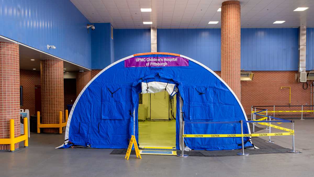 UPMC Children's Hospital opens treatment tent for RSV influx