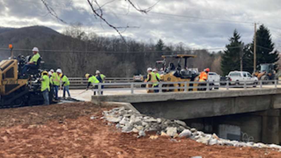 North Carolina bridge damaged by Helene reopens overnight